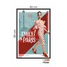 Quadro Pôster Série Emily em Paris 60x90 | MadeiraMadeira