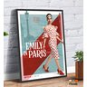 Quadro Pôster Série Emily em Paris 60x90 | MadeiraMadeira