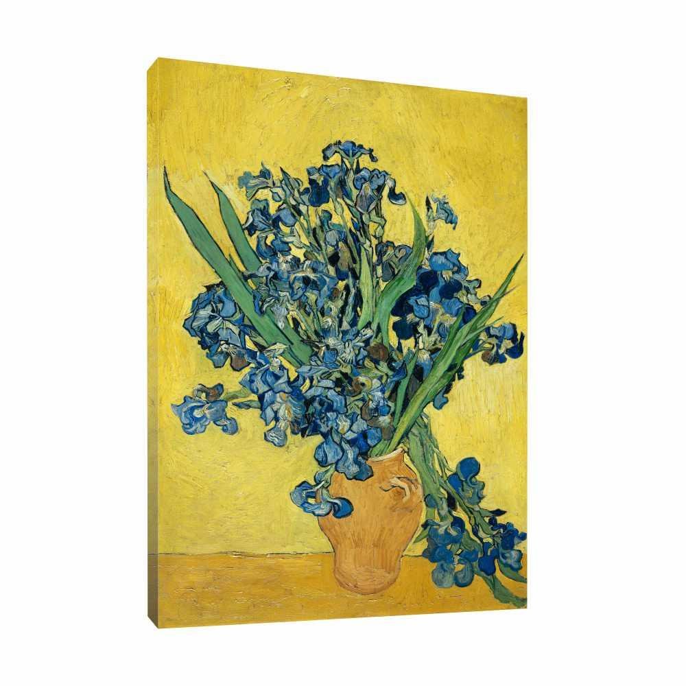 Quadro Van Gogh Íris Ii Tela No Chassi 45X30Cm | MadeiraMadeira