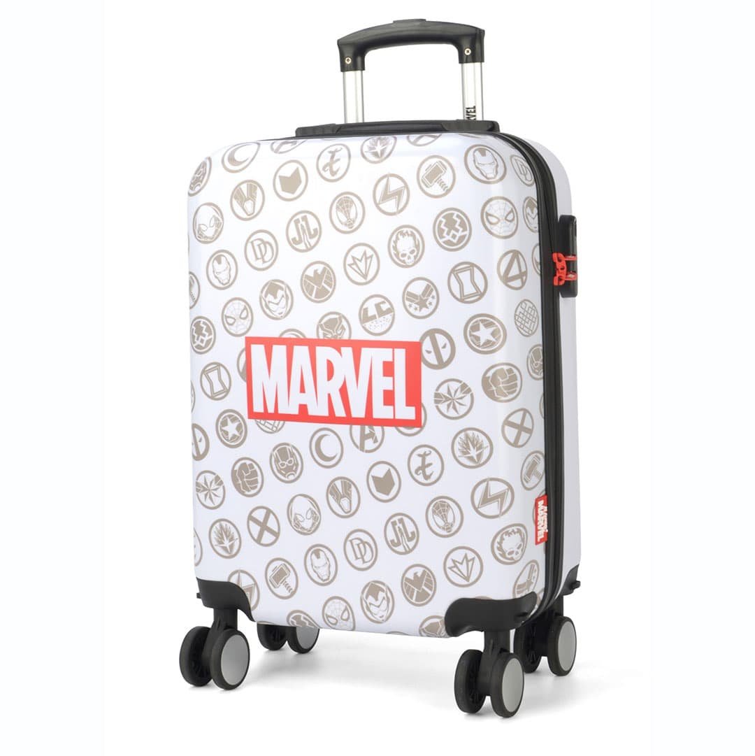 Mala de Viagem Infantil Marvel Branco POLO KING | MadeiraMadeira