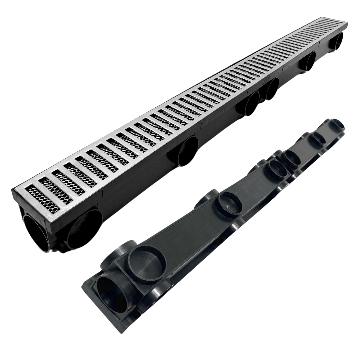 Ralo Linear Completo 8x100 Alumínio Quintal Externo com Tela Anti ...