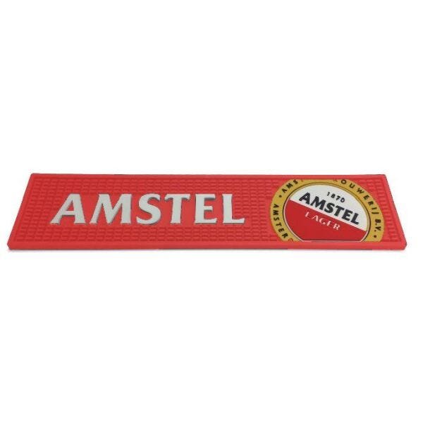 Bar Mat Amstel Tapete Copo Presente Escorredor Barman Pub | MadeiraMadeira