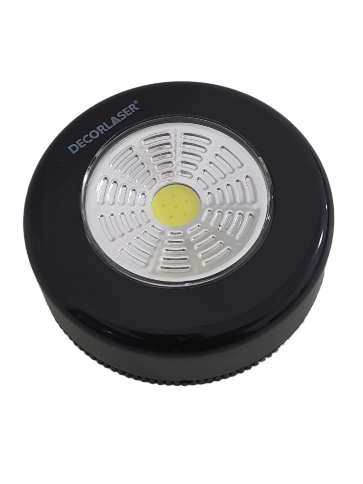 MINI LUMINARIA DE EMERGENCIA E MOVEIS BOTTON LED C/3PILHAS PRETO ...