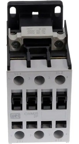 CONTATOR BIPOLAR CWM 25A -00-20D23 220V/60HZ WEG (10045598 ...