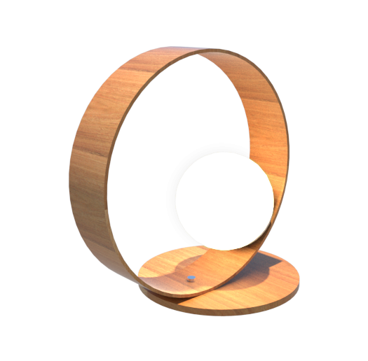 Abajur Cilíndrico Simples Em Madeira - Foxlustres | MadeiraMadeira