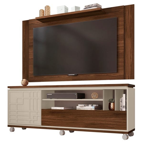 Rack com Painel para TV até 55 Polegadas Form Caemmun | MadeiraMadeira