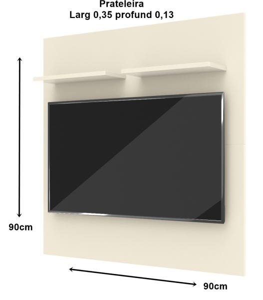 Painel Sala Juliette Plus para TV 32 Polegadas Branco - Lojas Gd | MadeiraMadeira