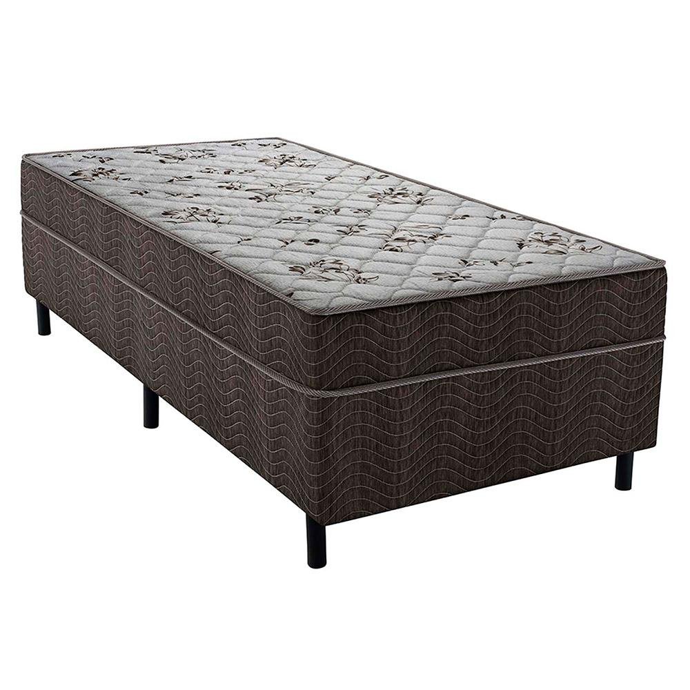 Cama Box Conjugado Union Ortobom Superpocket Solteiro Marrom 88x188x43 ...