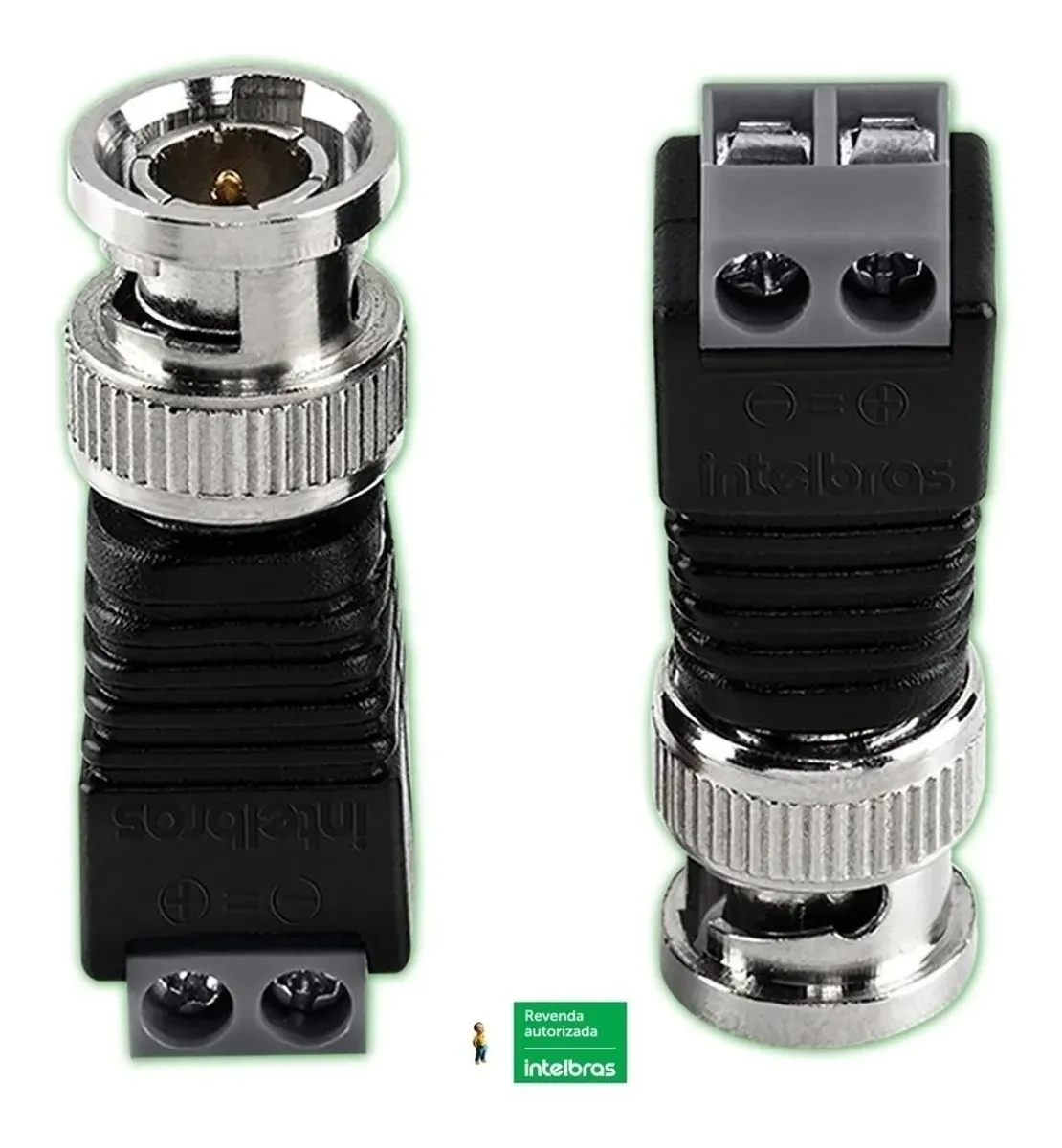 Kit 10 Peças Conector Com Borne Bcn Macho Intelbras Conex 1000 ...
