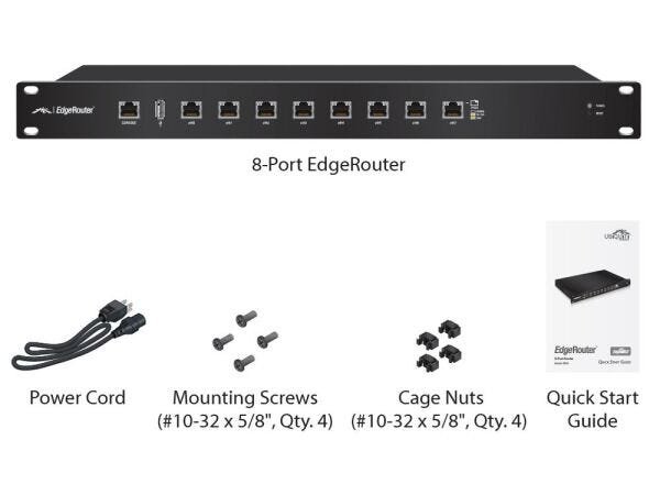 Ubiquiti Er-8 Edgerouter 8-Ports Rj45 Gigabit | MadeiraMadeira