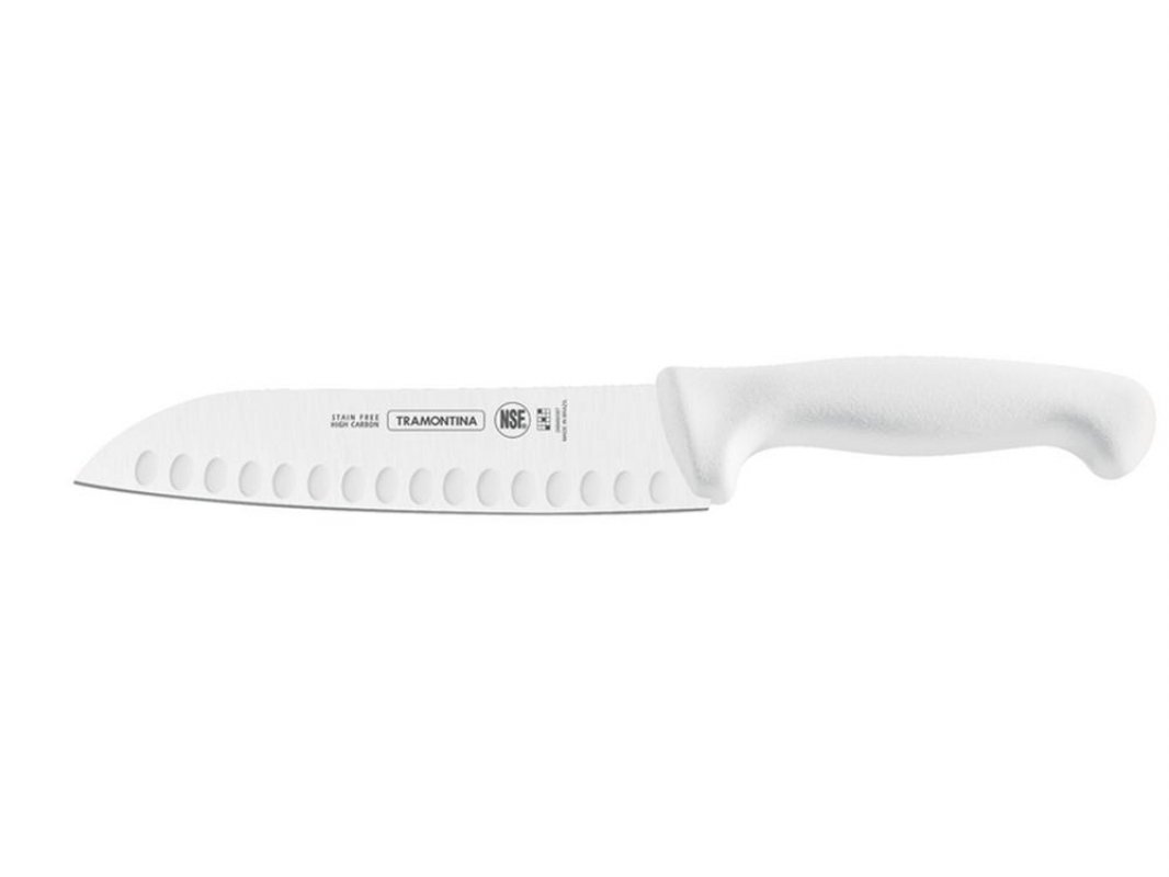 FACA PARA FATIAR E PICAR 7 PROFISSIONAL BRANCO LAMINA DE ACO ...