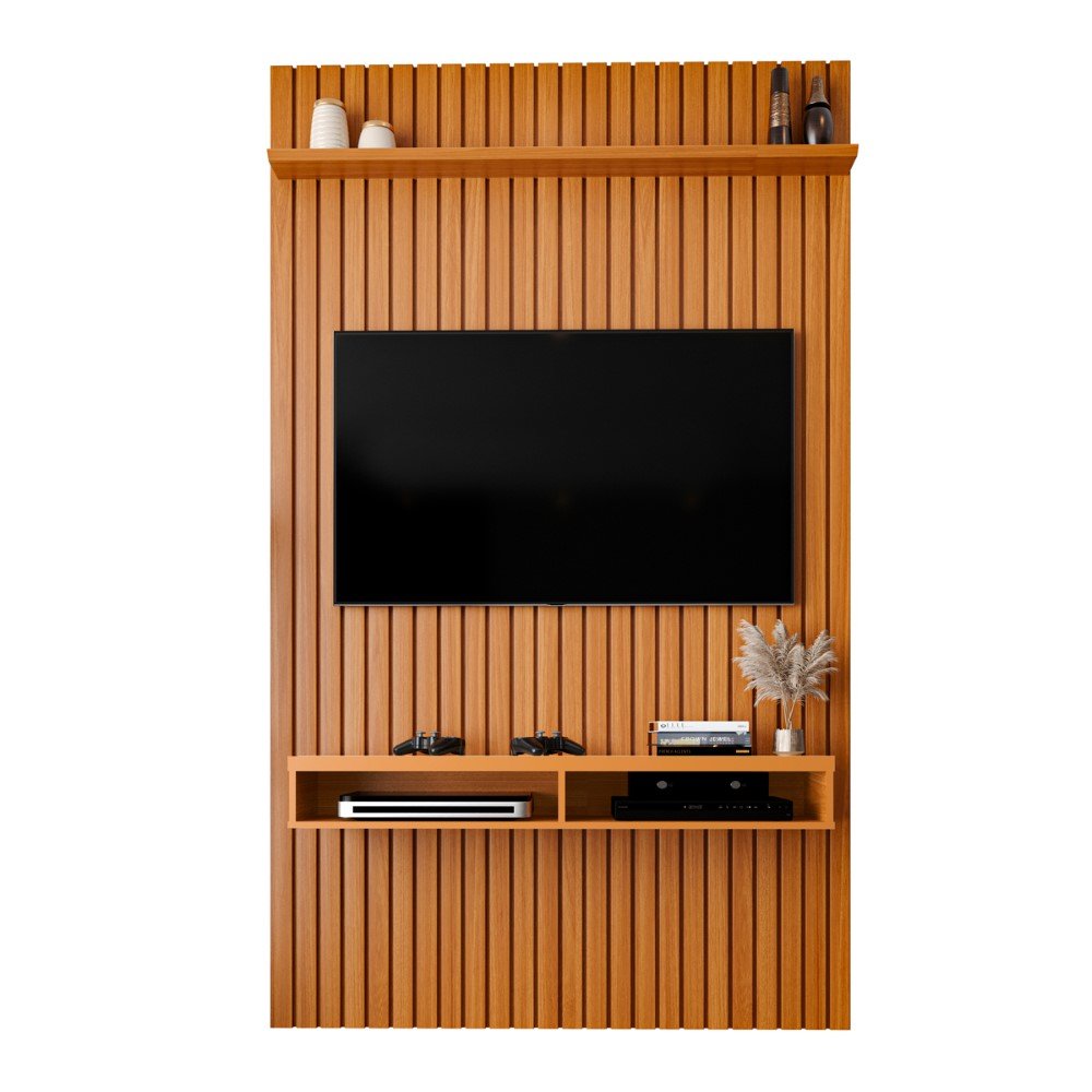 Painel Ripado para Tv até 55 Polegadas Intense com Nicho 139cm ...