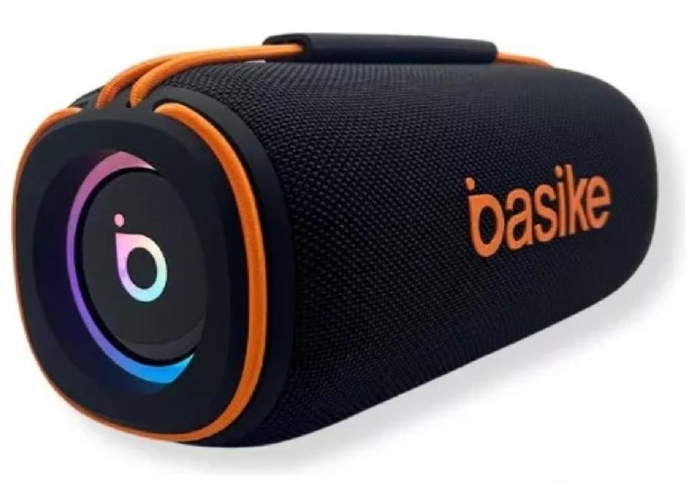 Caixa de Som Bluetooth Rgb Estéreo Portátil Basike 60w Preto | MadeiraMadeira