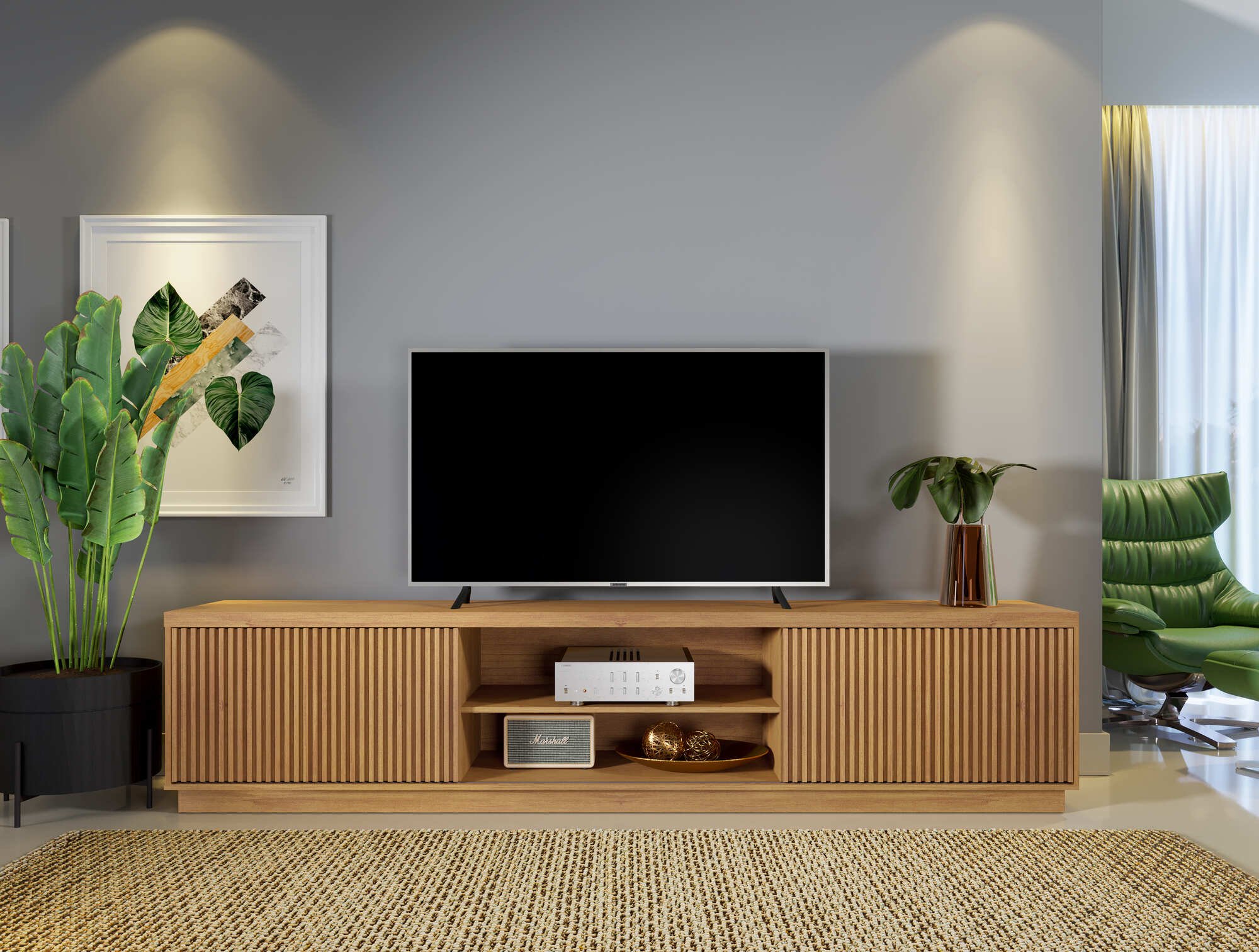 RACK AREZZO PARA TV 75'':TAUARI/02 | MadeiraMadeira