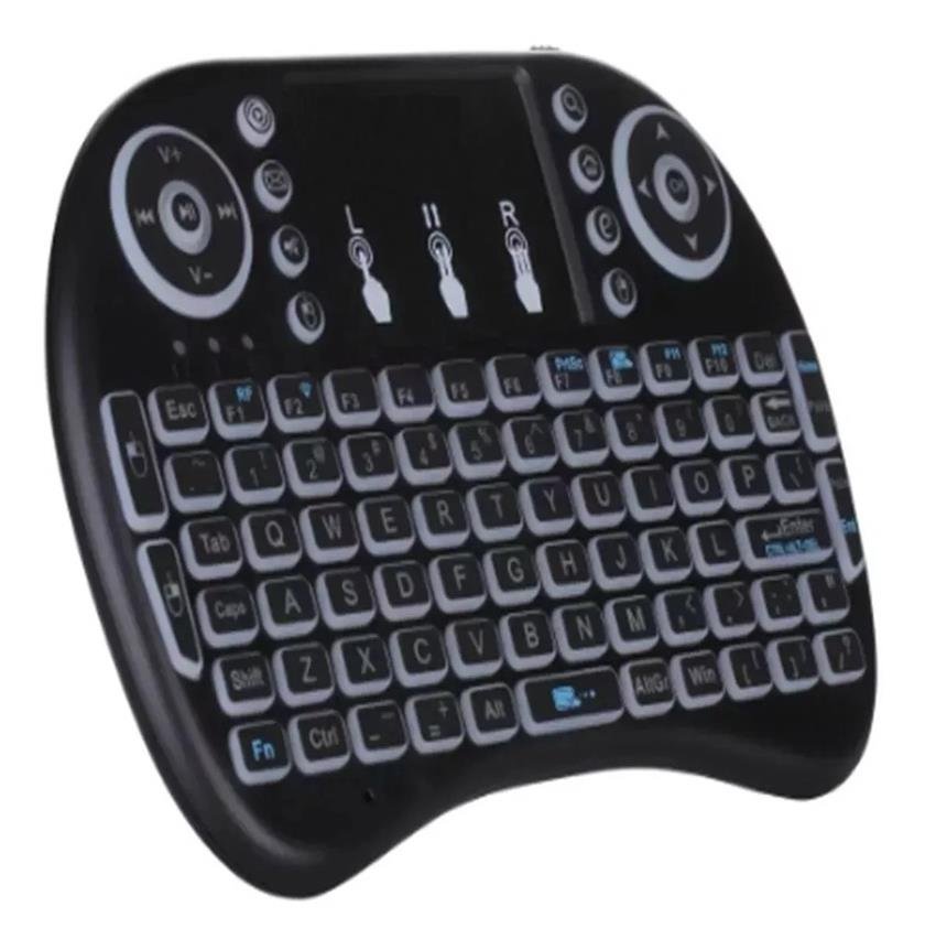 Mini Teclado Keyboard Sem Fio Wireless Iluminado Luz Led K01 Luuk Young ...
