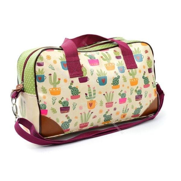 Mala Média Weekend Cactus | MadeiraMadeira