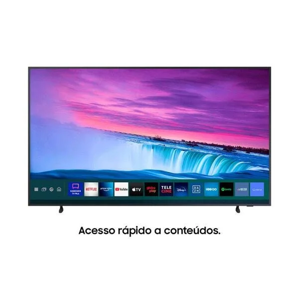 Samsung Smart TV 50 Polegadas Qled 4K The Frame 2021 Ls03A, Design Slim, Suporte de Parede Slim ...