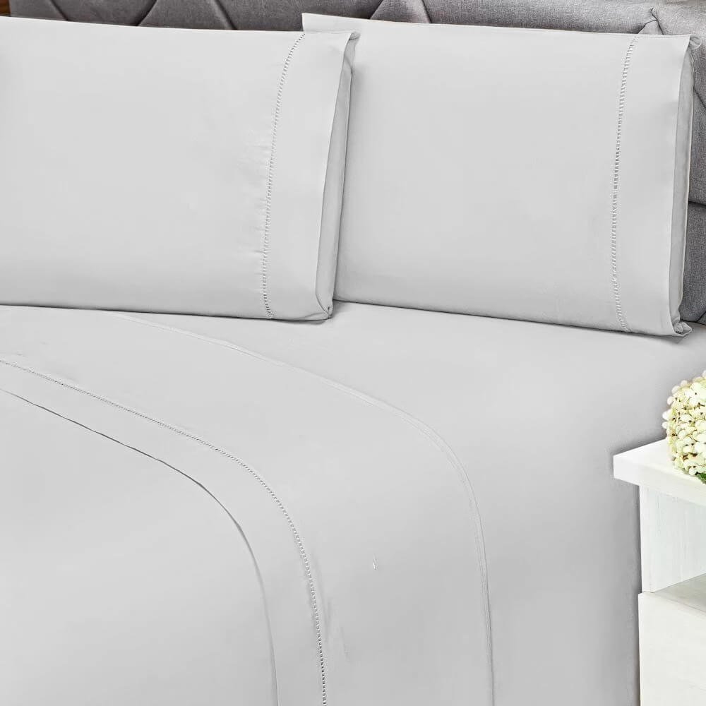 Lençol Casal com elástico 180 fios 100% Algodão Premier - Andreza ...