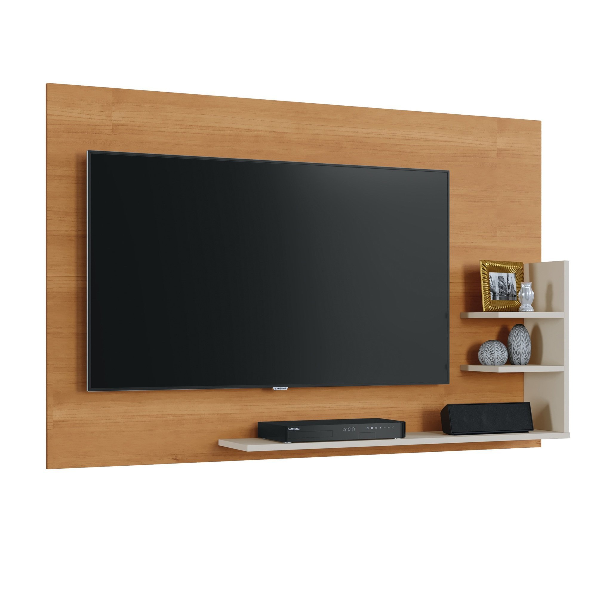 Painel Exclusive para TV até 43 Polegadas:Naturalle/Off White ...
