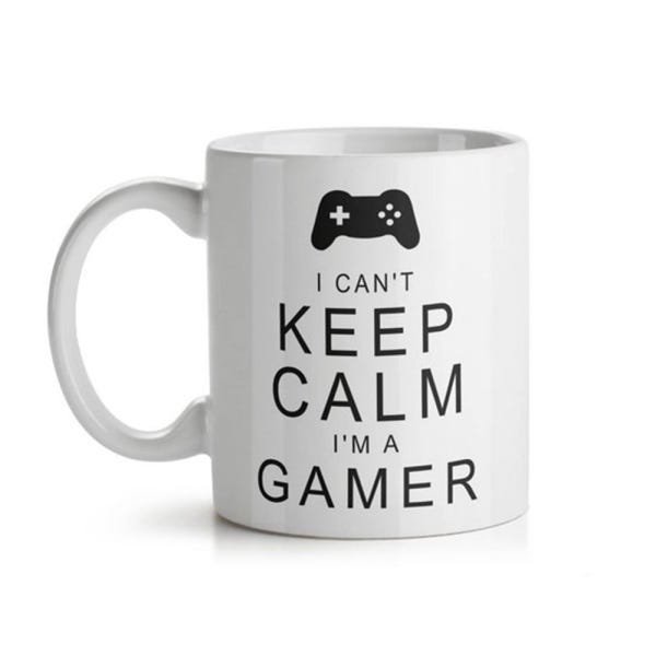 Caneca Gamer Can't Keep Calm | MadeiraMadeira