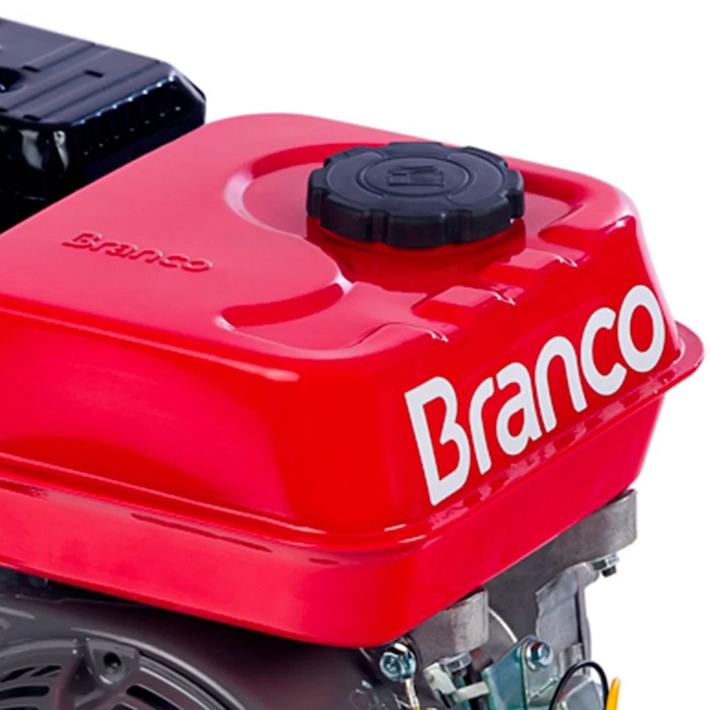 Motor Branco 6,5cv B4t Partida Manual Mais Rabeta Curta 1,50m ...