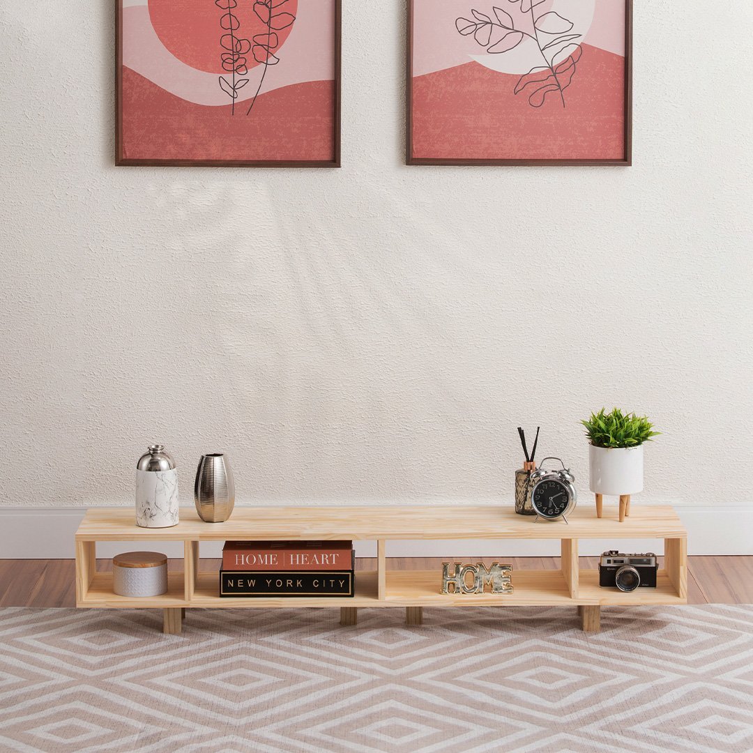 Rack Grécia Natural & Colors 3C Natural | MadeiraMadeira