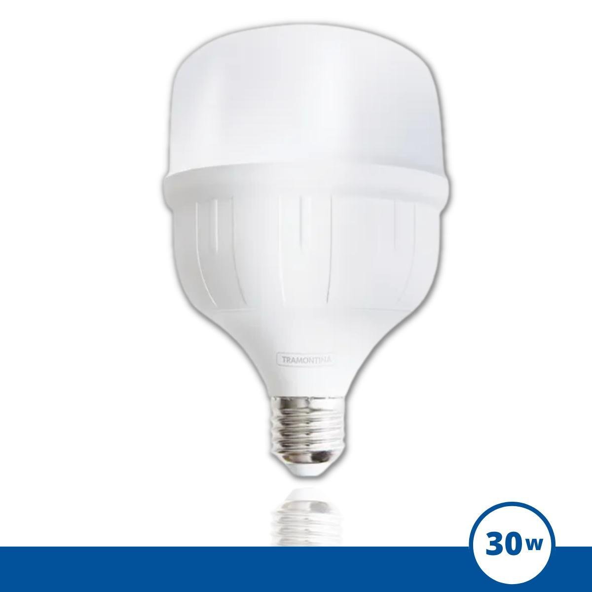 Kit 10 Lâmpada Led Bulbo 30W E27 6500K Bivolt Tramontina | MadeiraMadeira