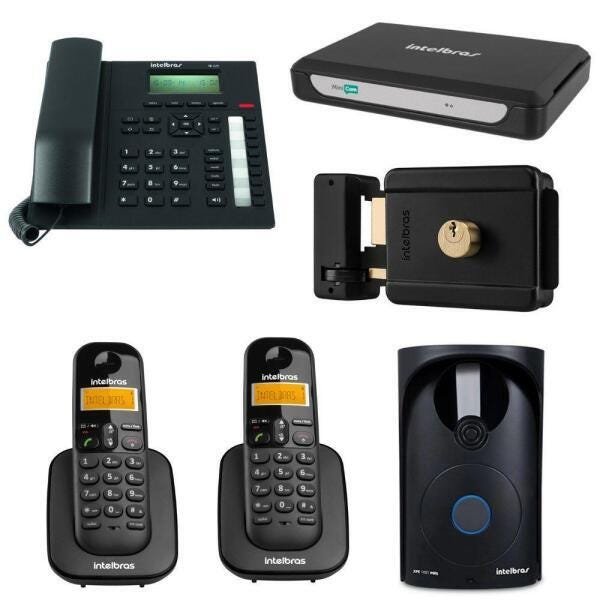 Kit Completo Minicom Plus Comunicação Telefonica Intelbras | MadeiraMadeira