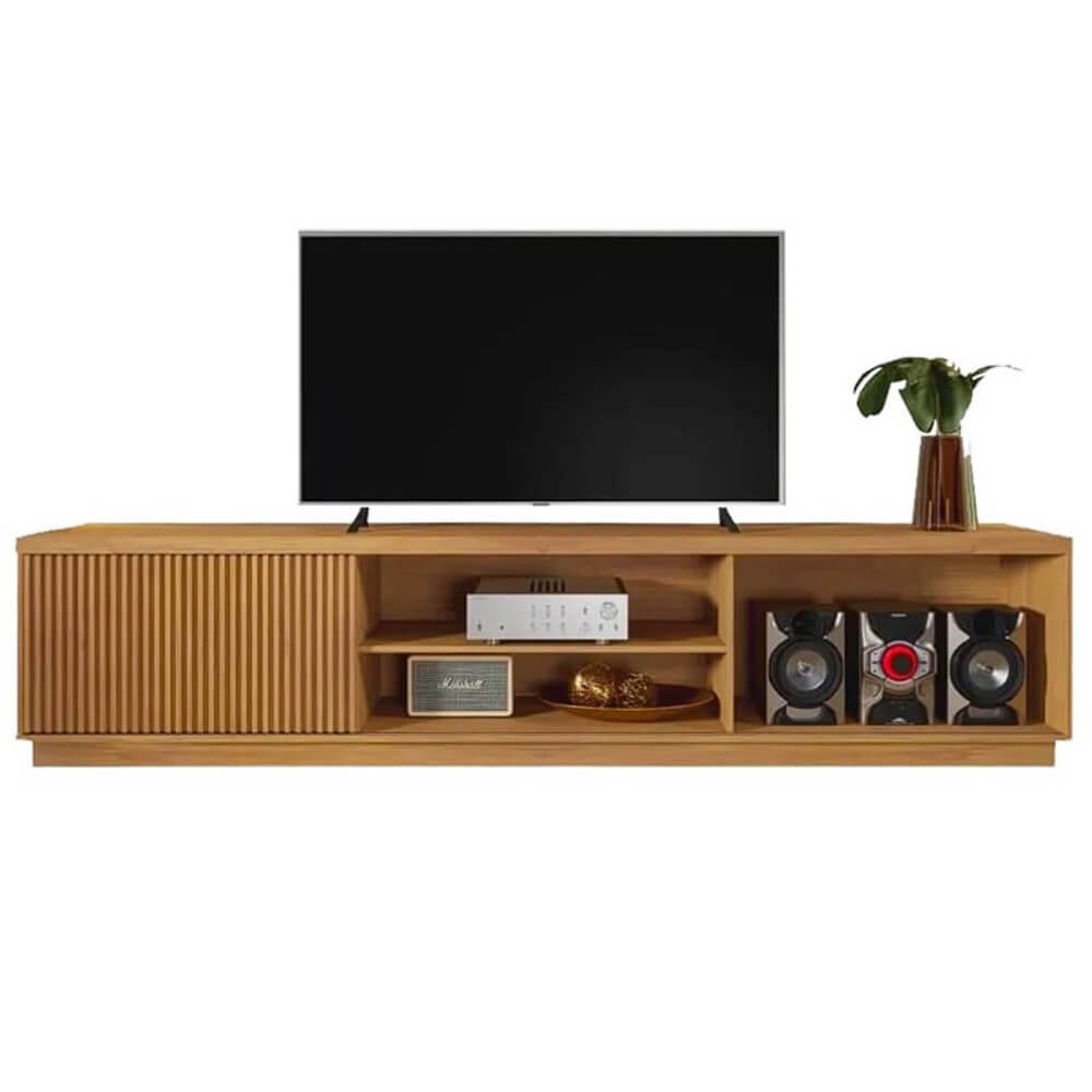 Rack Arezzo Mavaular 180cm para Tv até 75 Polegadas 2 Portas Cor ...