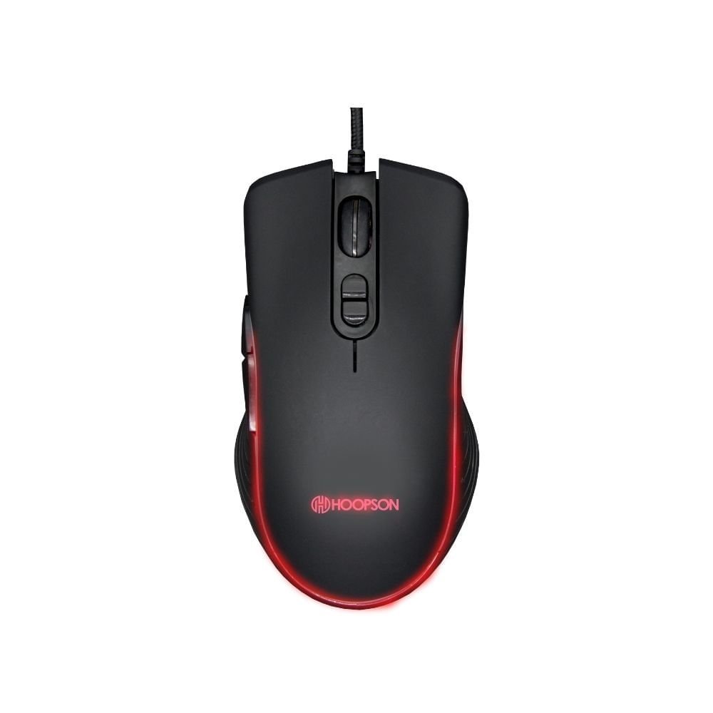 Mouse Gamer Hoopson Omron DPI com Led RGB Preto MSG-202 | MadeiraMadeira