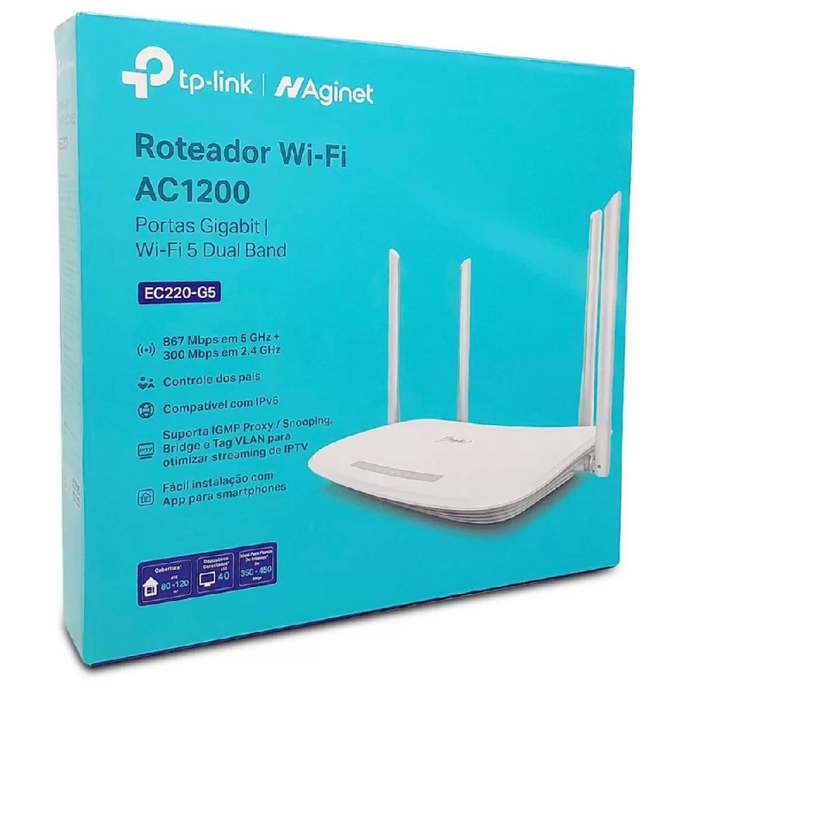 Roteador Wifi Mes Ac1200 EC220-G5 Tp link TP-LINK | MadeiraMadeira