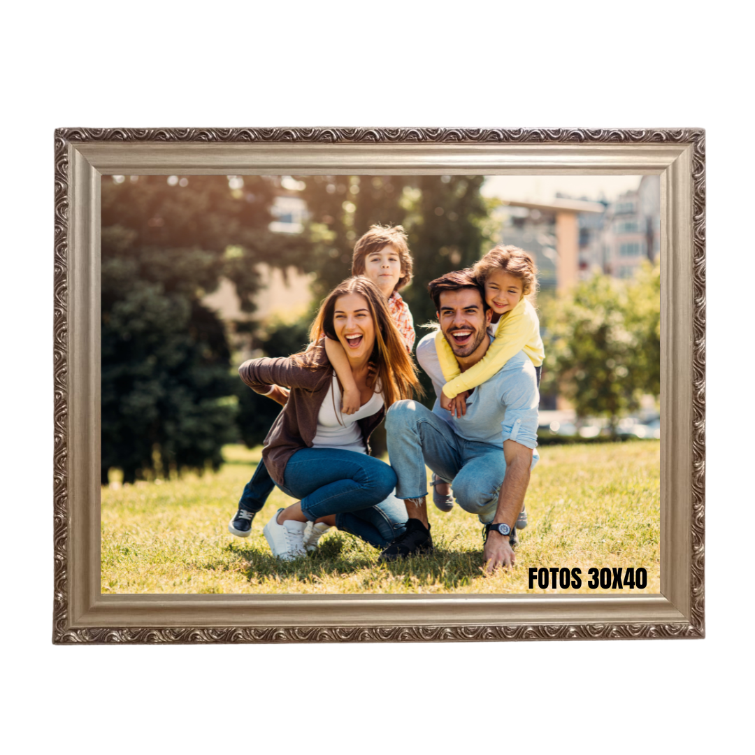 Quadro Porta Retrato Parede 30x40cm Ouro | MadeiraMadeira