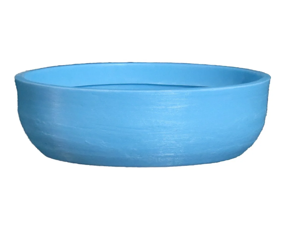 Kit 4 Vasos Planta 55x20 Bacia Cuia Polietileno BGPLASTICOS V1455 AZUL ...