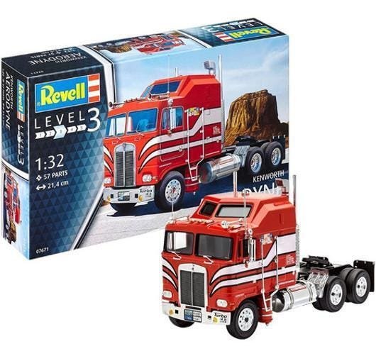 Revell 07671 Caminhão Kenworth Aerodyne 1/32 Kit Montar | MadeiraMadeira