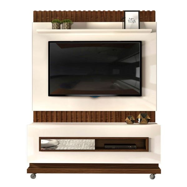 Rack Bancada com Painel para TV até 60 Polegadas Veneza Espelhado D04 ...