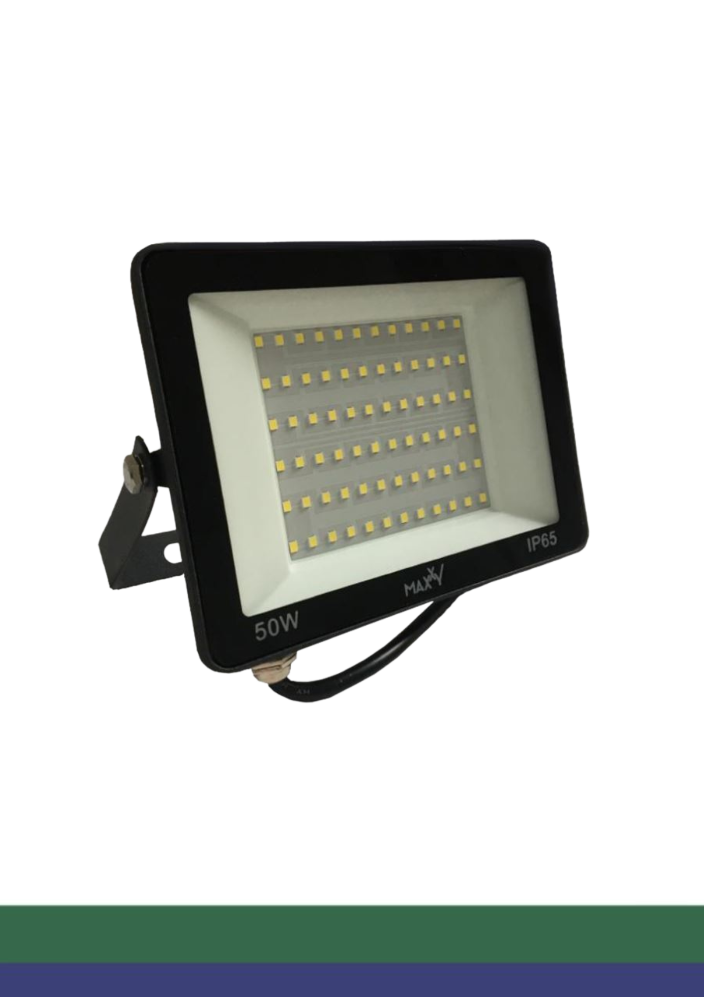 Refletor Led 50w Bivolt Branco Quente 3000k | MadeiraMadeira