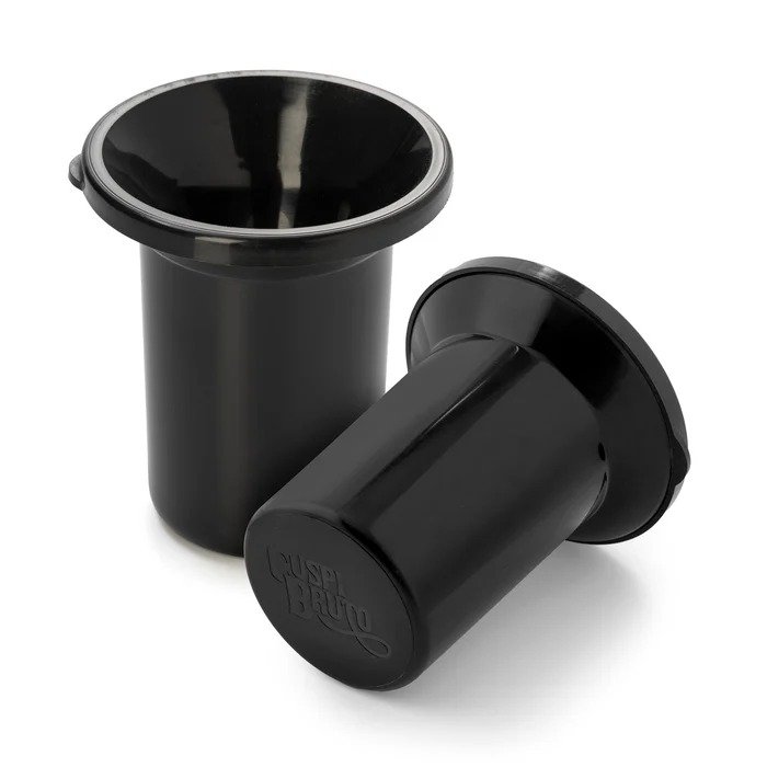 Cuspidor Cuspi Bruto Preto + Kit Adesivos | MadeiraMadeira