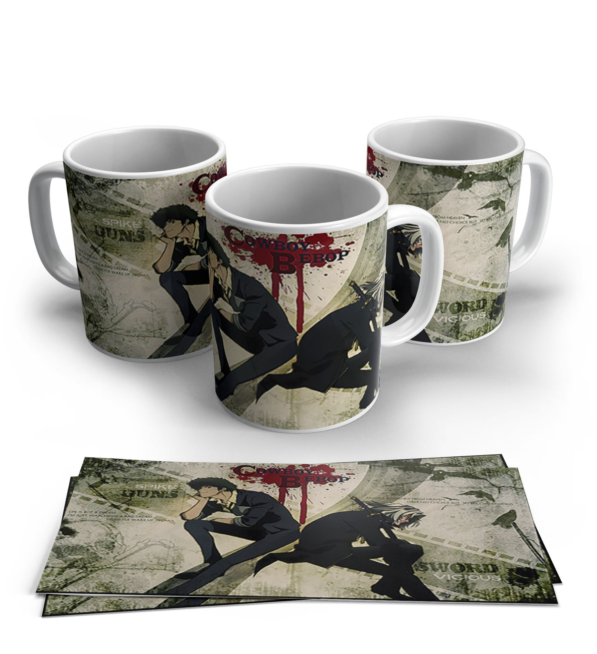Caneca de Porcelana Anime Cowboy Bepop 24 | MadeiraMadeira