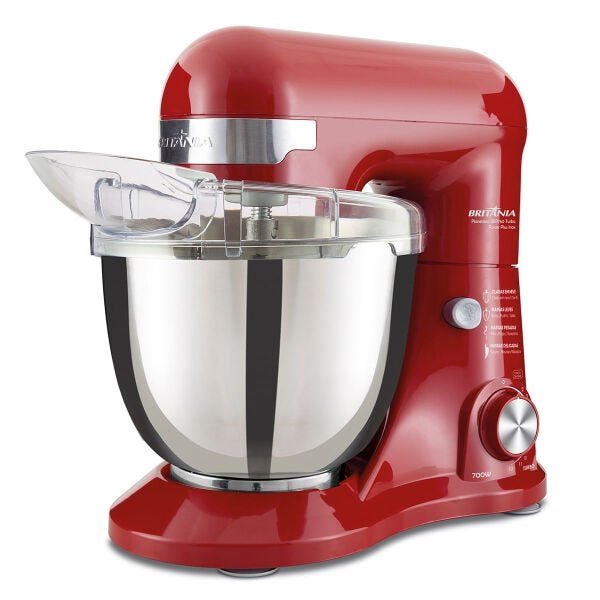 Batedeira Planetária Britânia BBP760VME Power Plus Turbo Inox 220V | MadeiraMadeira