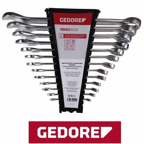 Jogo de Chave Combinada Gedore Red R09115013 1/4 A 1 | MadeiraMadeira