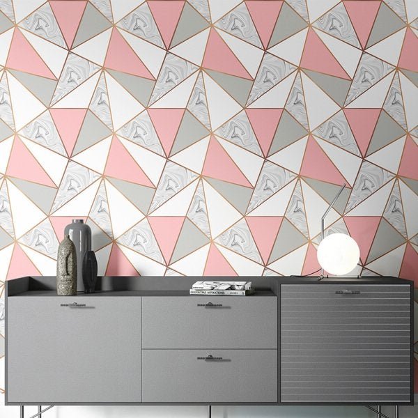 Papel De Parede Zara Mármore Rose Gold Auto Colante Madeiramadeira