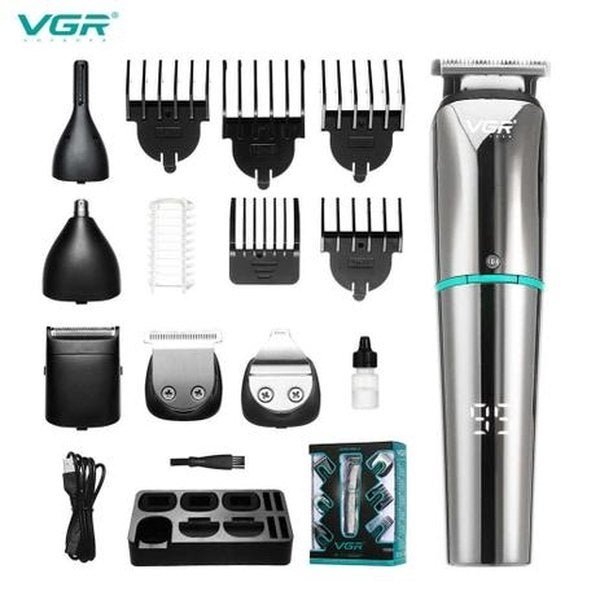 MAQUINA CABELO E PELOS GROOMING KIT 6 EM 1 VGR V-101 | MadeiraMadeira