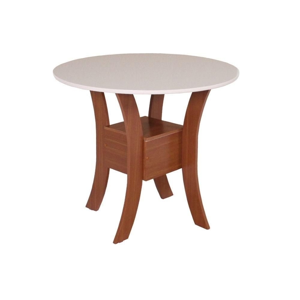 Mesa Redonda Maya 90 Cm de Diâmetro Mdf | MadeiraMadeira
