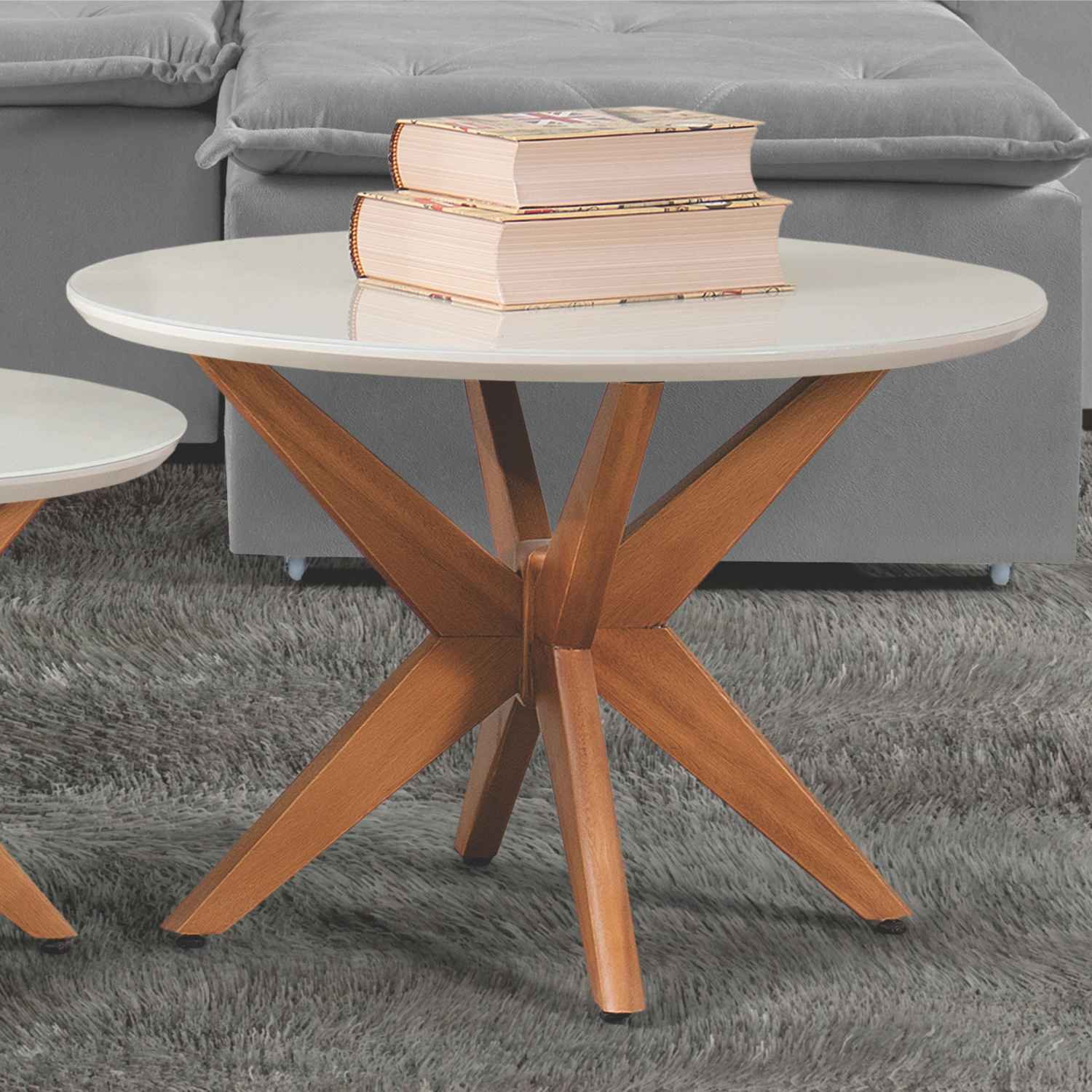 Mesa Pandora Centro - 40 cm de Altura | MadeiraMadeira