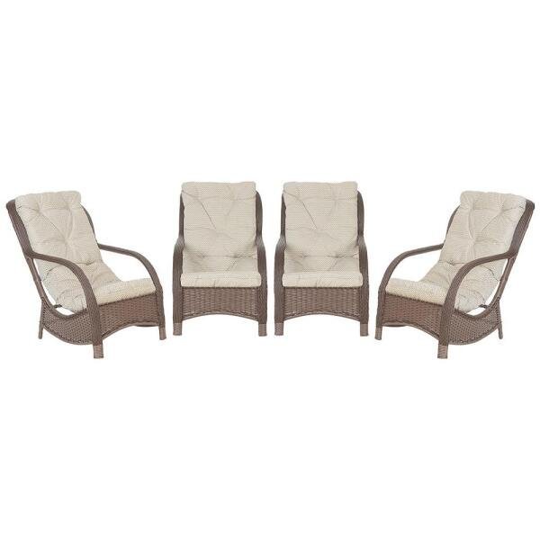 Poltronas Varanda Jardim Sacada Descanso Área Externa Alumínio Junco ...