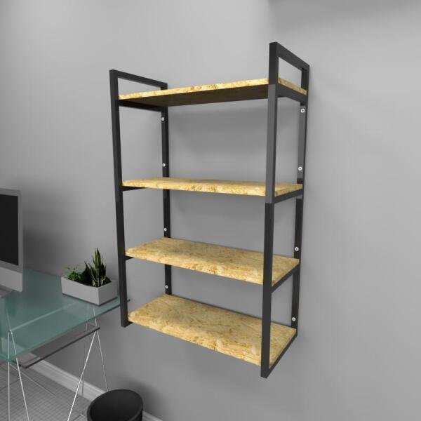 Estante Industrial E-Nichos Marrom Claro 98x60x30 ind48osbes ...