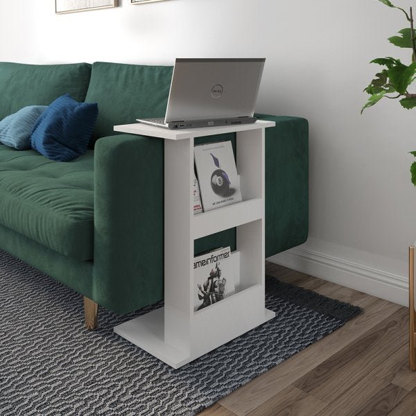 Mesa Lateral Notebook Quick - Branco | MadeiraMadeira