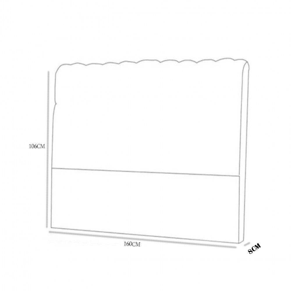 Cabeceira Queen Clean 160cm para Box 158cm Estofada em Suede ...
