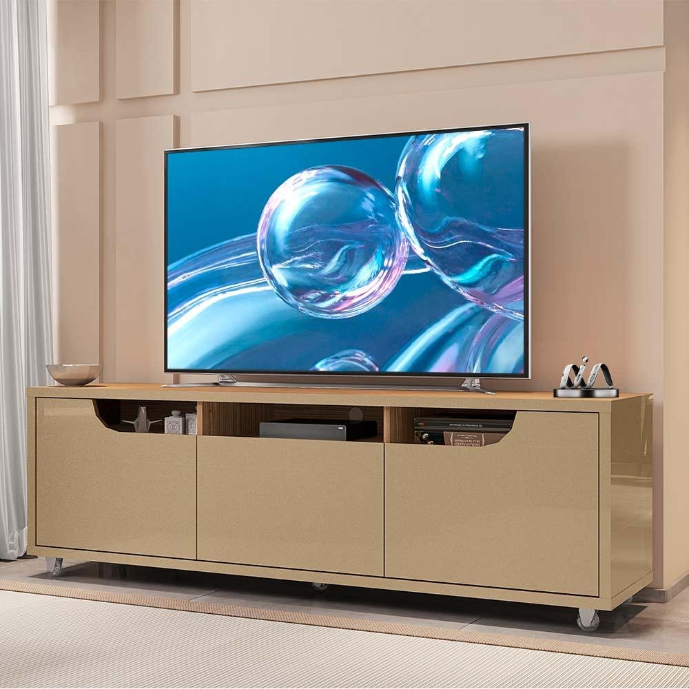 Rack Para Sala 2 Portas Para TV De Até 60 Polegadas 160cm Champagne ...