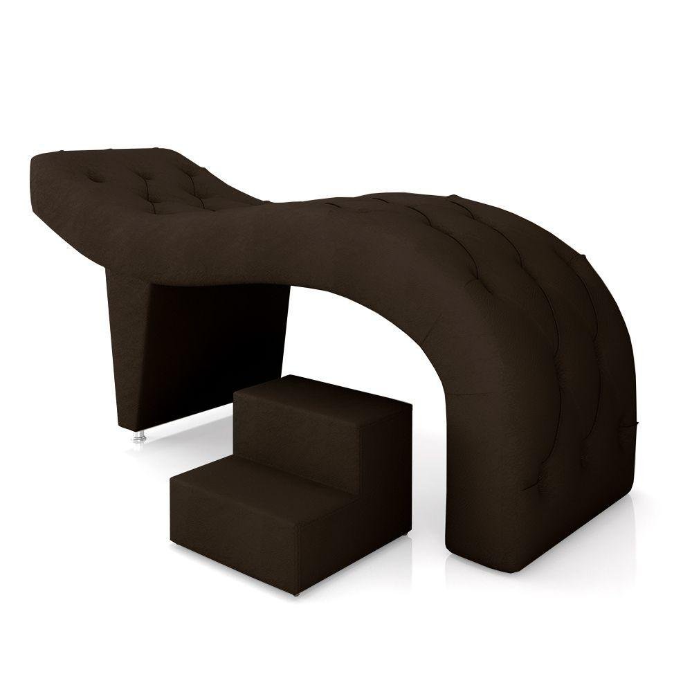 Maca de Estética para Massagem Cílios Fixa Lash Estofada com Escada Pu ...